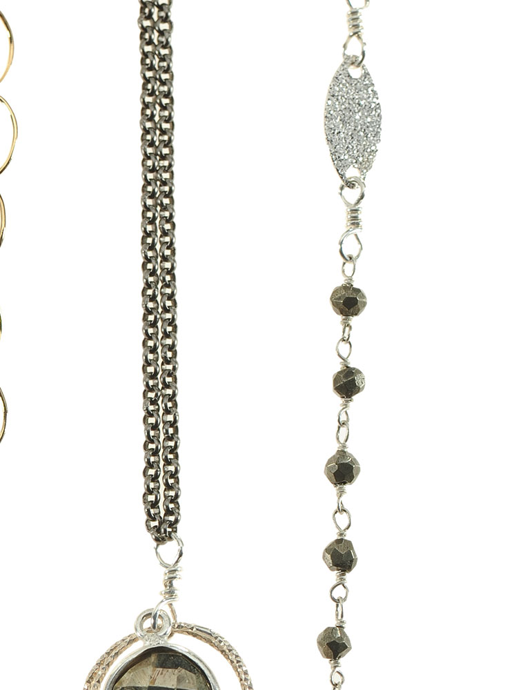 TL Mixed Chain Necklace - Bloom Jewelry